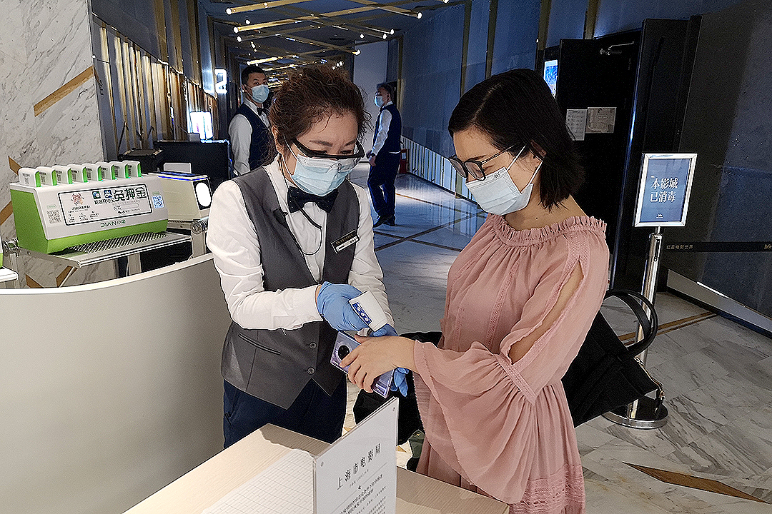 China's Moviegoers Distance, Wear Masks, Forgo Food and Drink as ...