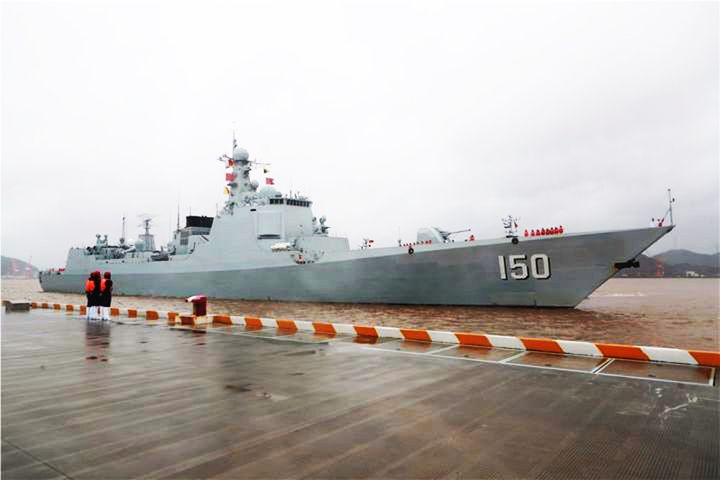 Chinese Navy Fleet Returns to Zhoushan Military Harbor After Record ...