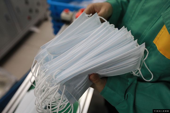 Shanghai Factory Ramps Up Face Mask Production Over Chinese New Year Break