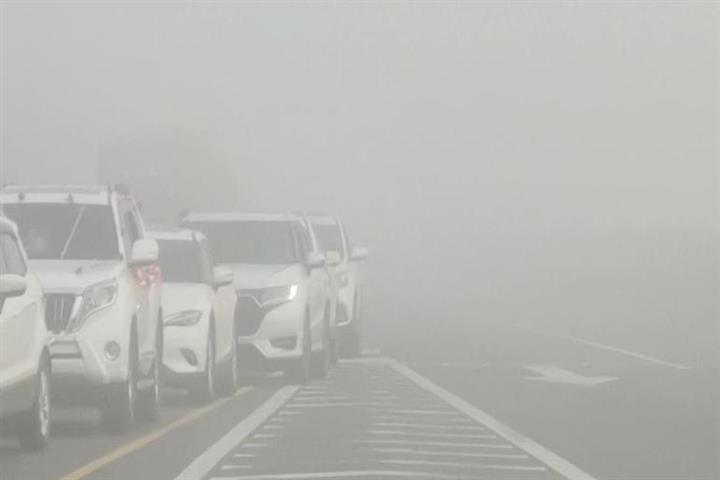 Heavy Fog Disrupts Traffic in Central China